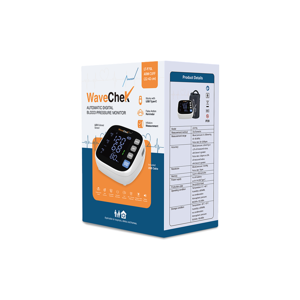 WaveChek Auto-Blood Pressure Monitor (Arm Cuff) – Logtech Global Drug Store